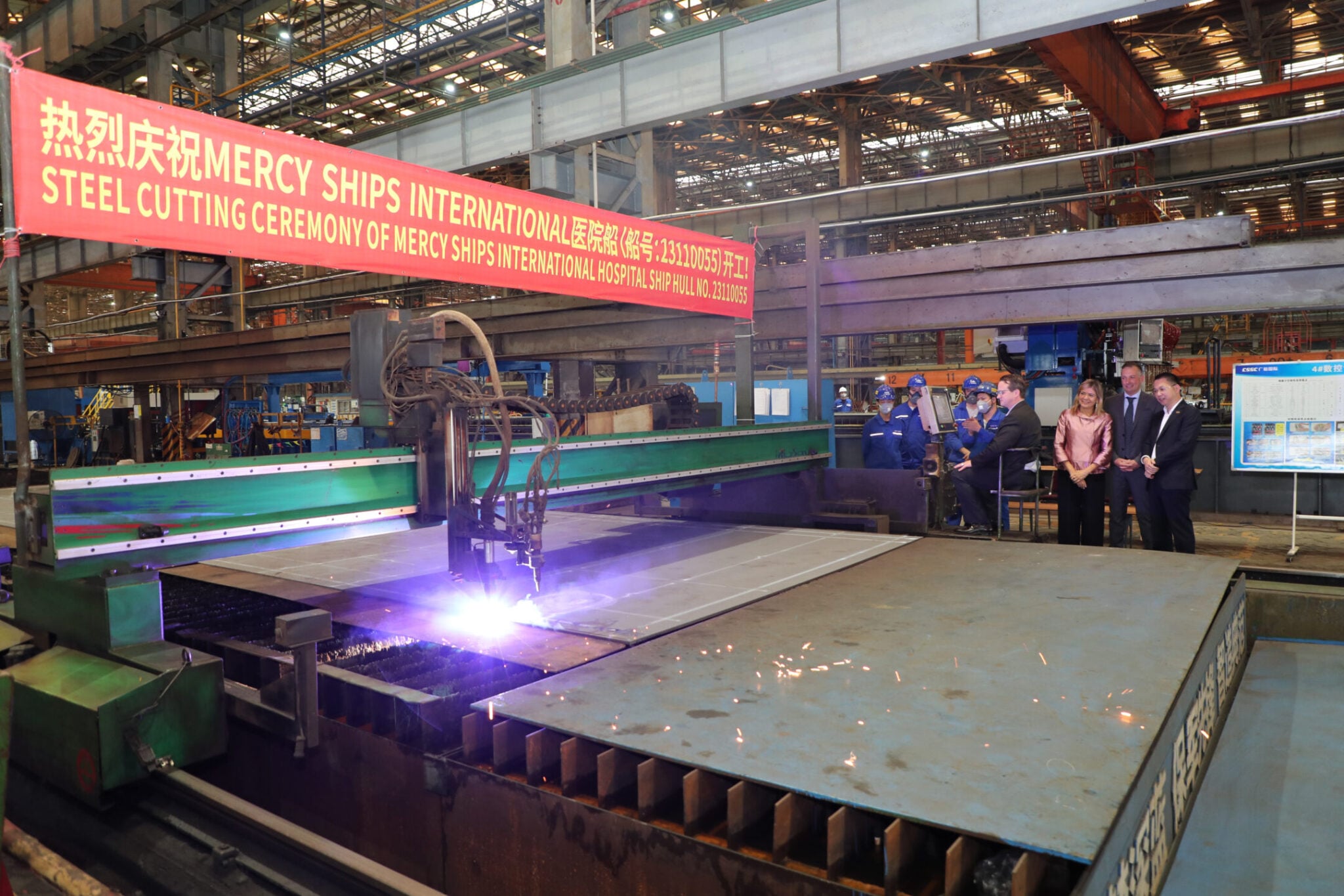Bouw nieuw ziekenhuisschip Mercy Ships van start - Mercy Ships Nederland